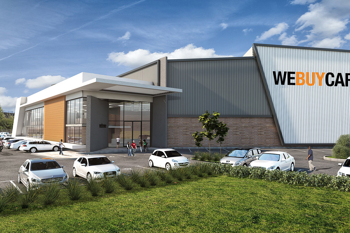 WeBuyCars Showroom by Atterbury Property Developers